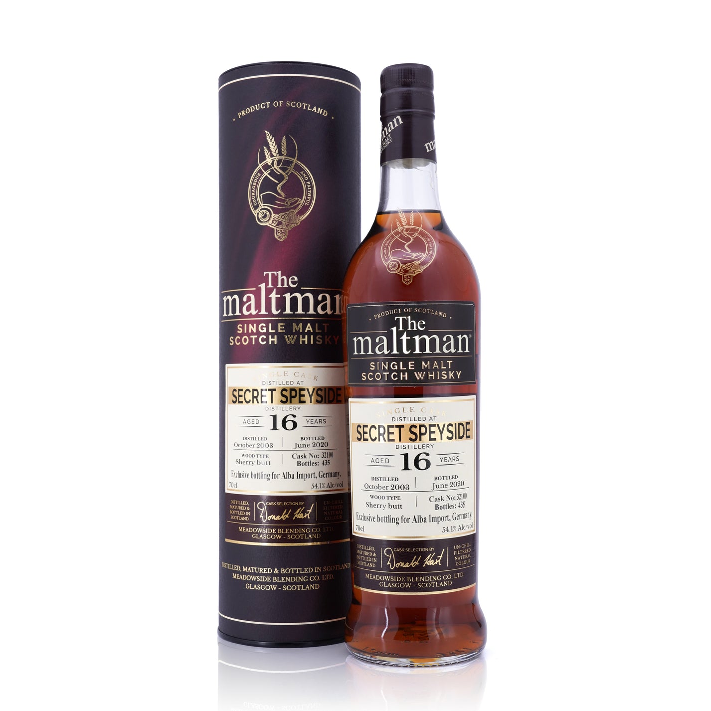 Secret Speyside 16 Years Old 2003/2020 The Maltman 54.1% 700ml – Maltism